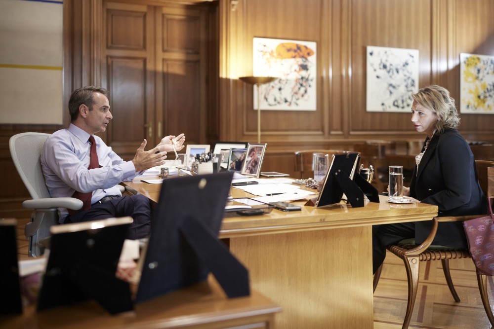 Μητσοτακης στο Le Point: “Δεν θα δεχτώ καμία αμφισβήτηση της κυριαρχίας ...